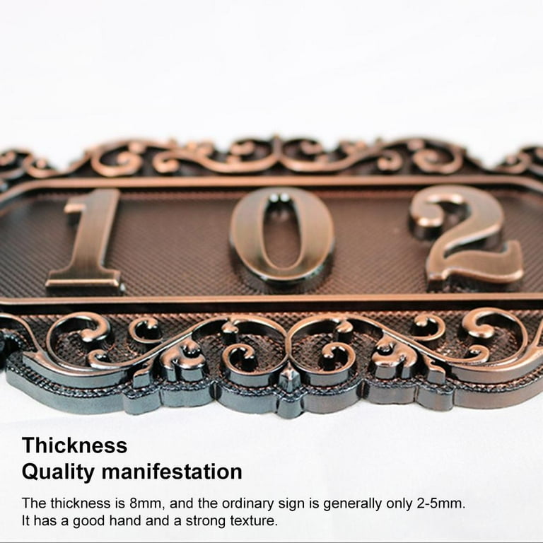 Vintage Door Numbers