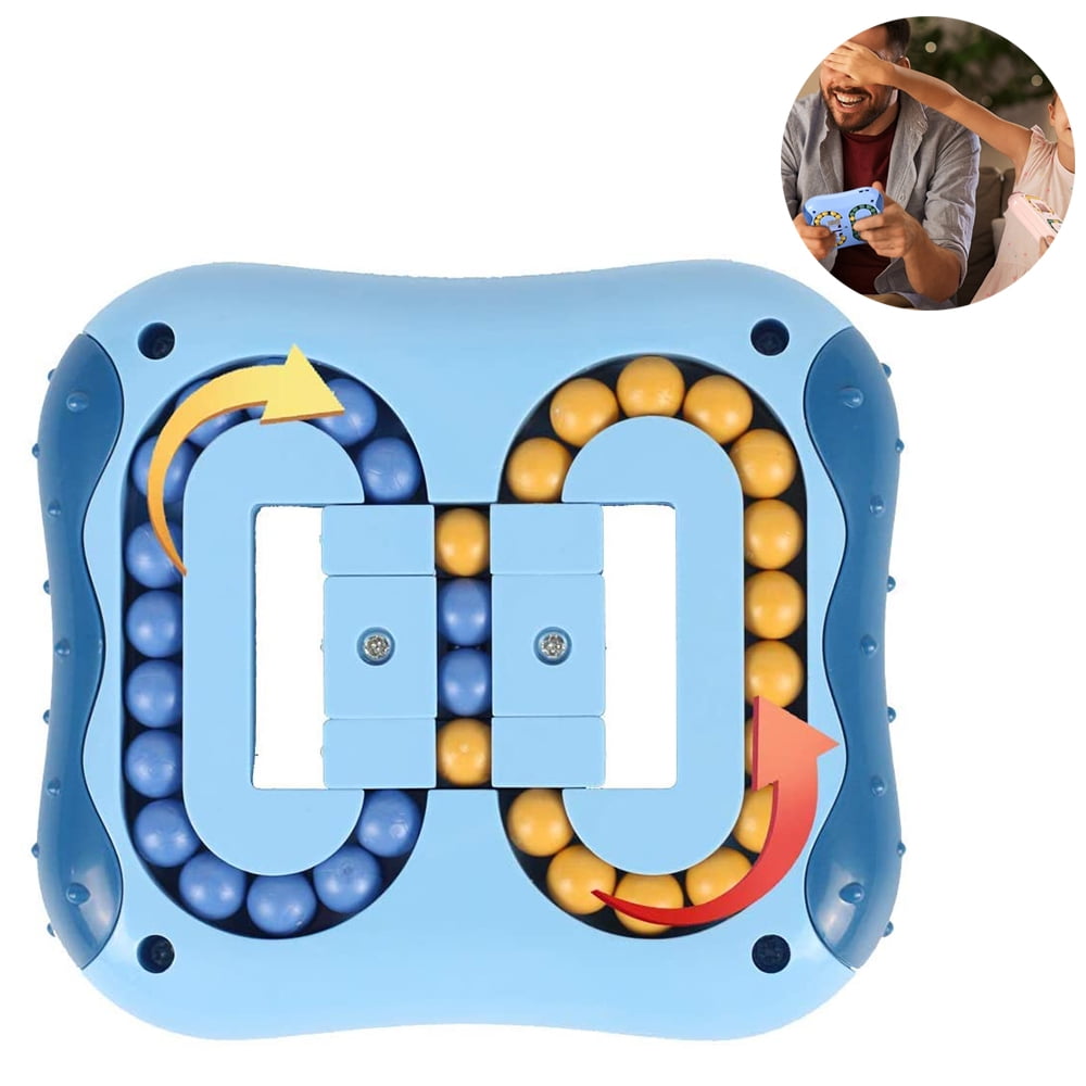 Pearoft Magic Bean Fidget Toys for Adults, Square Double Rotating Magic ...