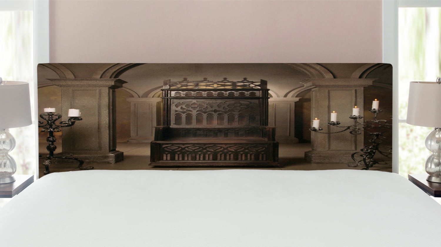 Gothic Headboard, Royal in Medieval Castle Renaissance Kingdom Heritage ...