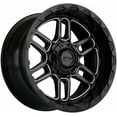 GTW Titan 14" Black Wheel on 23x10-R14 Nomad Steel Belted Radial All-Terrain Tire |Lifted Cart ...