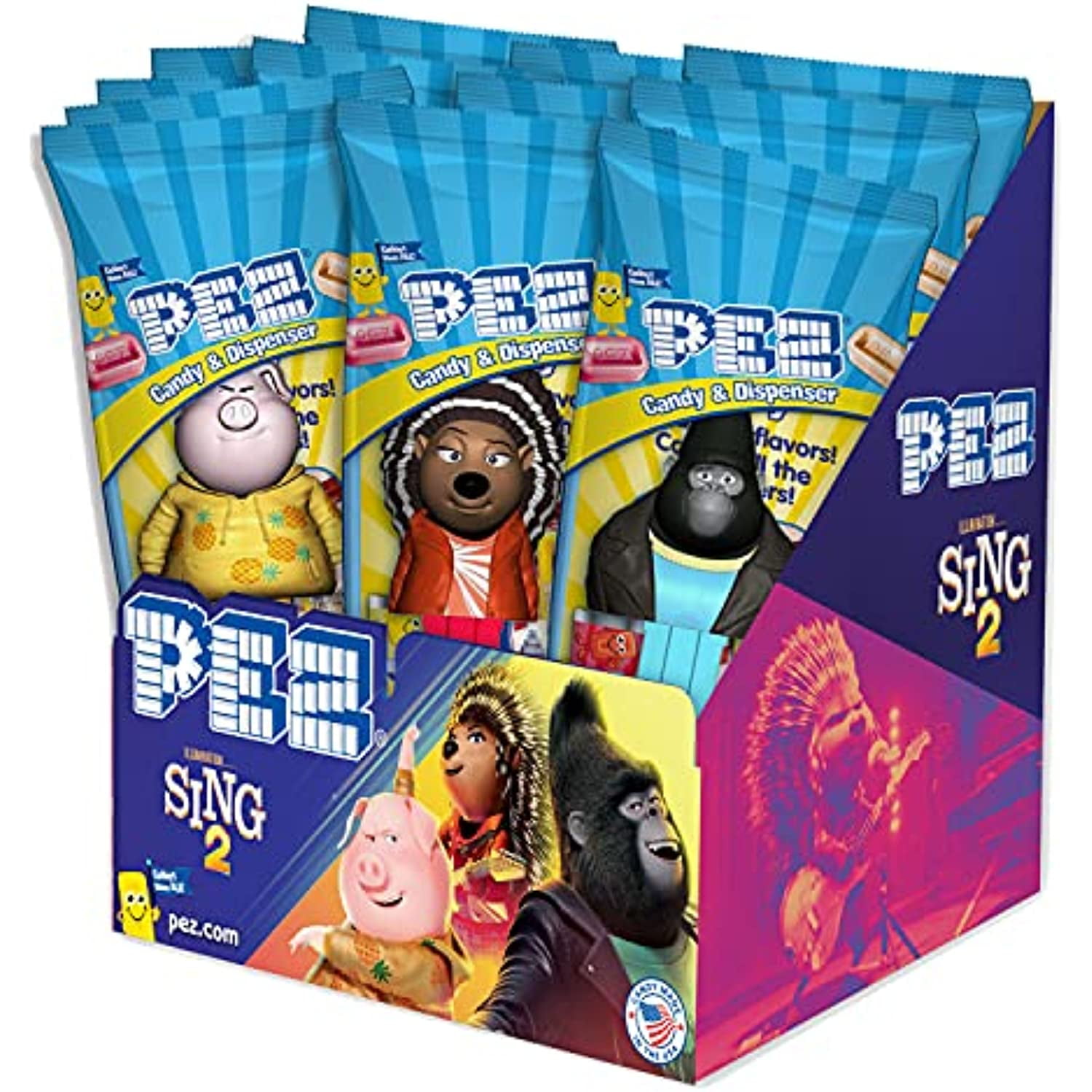 Buy Pez Candy Sing 2 Dispensers, Individually Wrapped Each With Two ...