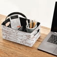 2 Pcs Foldable Felt Storage Bins Decorative Fabric Organizer Baskets ...