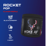 Bucked Up Woke Af High-Work Pre-Workout Powder, Rocket Pop, 333mg ...