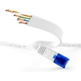 Flat Ethernet cable with break-proof design, internet/LAN cable – 100ft ...