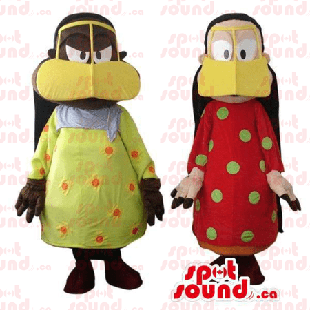 Peculiar Girl Plush SPOTSOUND Mascots Dressed In A Duck Disguise ...