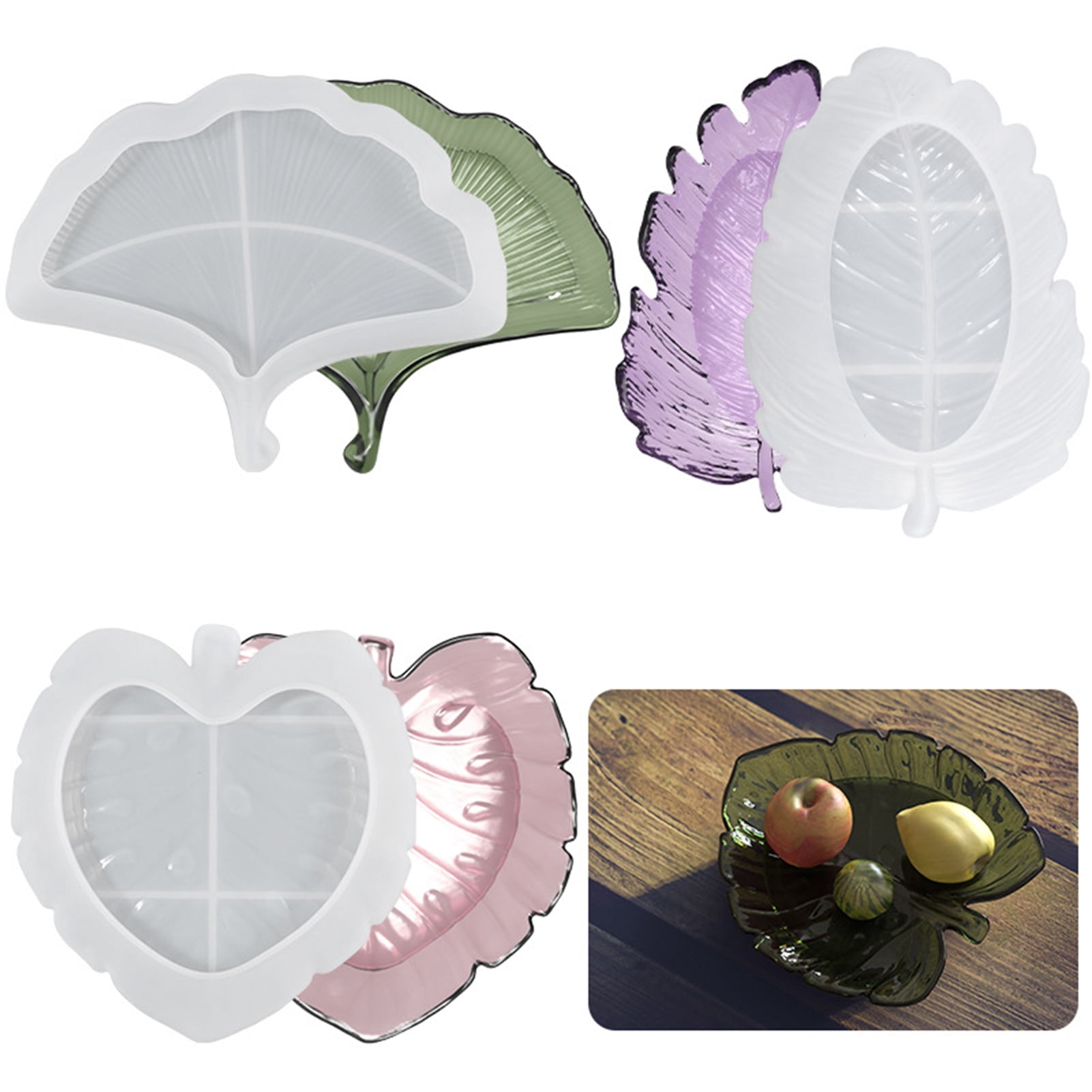 Epoxy Mold Non Adhesive Smooth Recycled Anti-deformed Leaf Shape Crafts ...