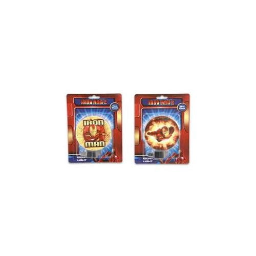 2 pcs Set of Marvel Hero Iron Man Night Light - Easy Plug In Night ...