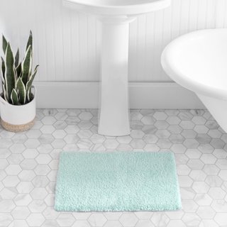 Microfiber Memory Foam Bathmat – Oversized Padded Nonslip Accent Rug ...