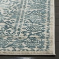SAFAVIEH Princeton Xavier Floral Bordered Area Rug, Blue/Beige, 9' x 12 ...