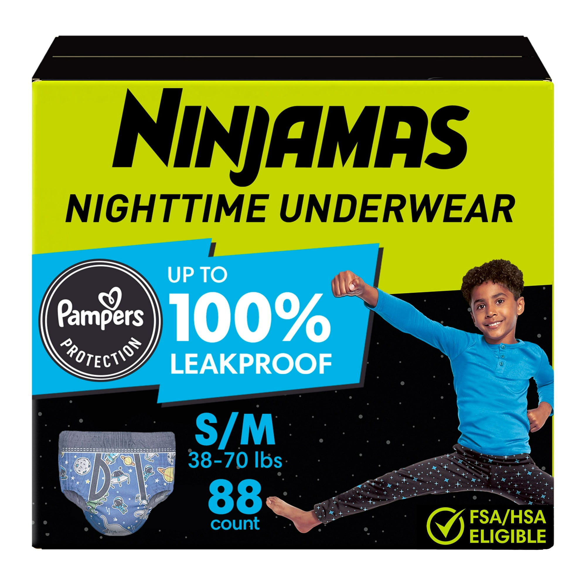 Click here for Ninjamas Boys Bedwetting Nighttime Underwear  Size... prices