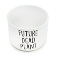 Esterno Ceramic Planter Pot Set, 2-Piece Future Dead Plant Pot with ...