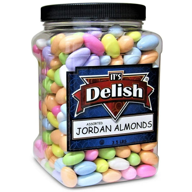 Assorted Jordan Almonds by Its Delish, 3.5 lbs Jumbo Container | Pastel ...