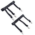 ManYmbyan Men Shirt Stays Adjustable Elastic Shirt Garter Shirts Holder ...