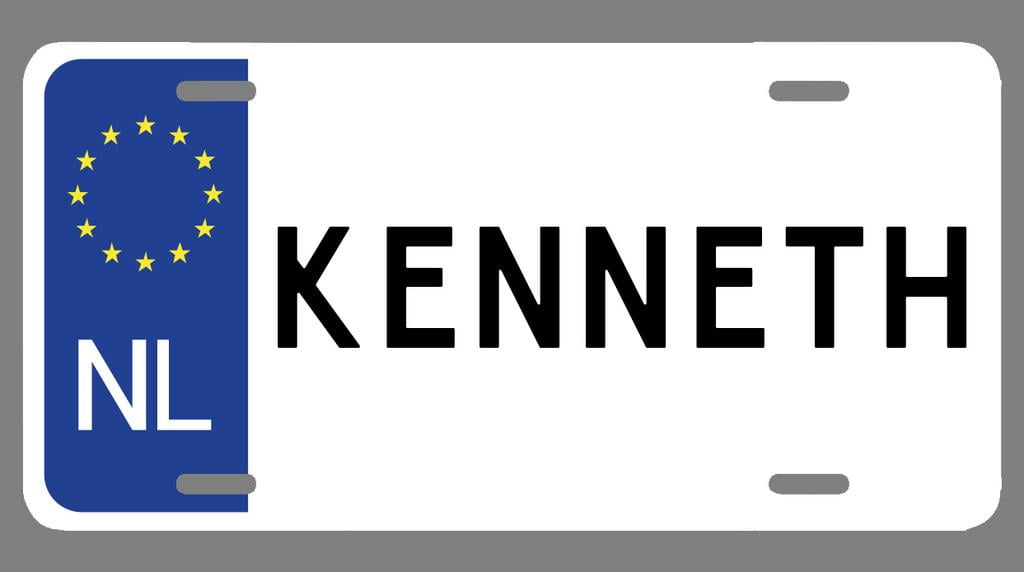 Keith Name Euro Style License Plate Tag Vanity Novelty Metal | UV ...