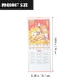 Dragon Year 2024 Wall Scroll Calendar - Monthly Hanging Art & Fengshui ...