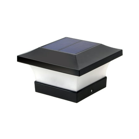LED Solar Power Square Post Lights Waterproof Column Light for Outdoor ...