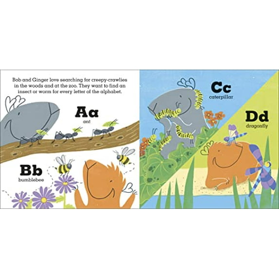 Pre-Owned Guinea Pigs Go Bug Hunting: Learn Your ABCs (Board book ...