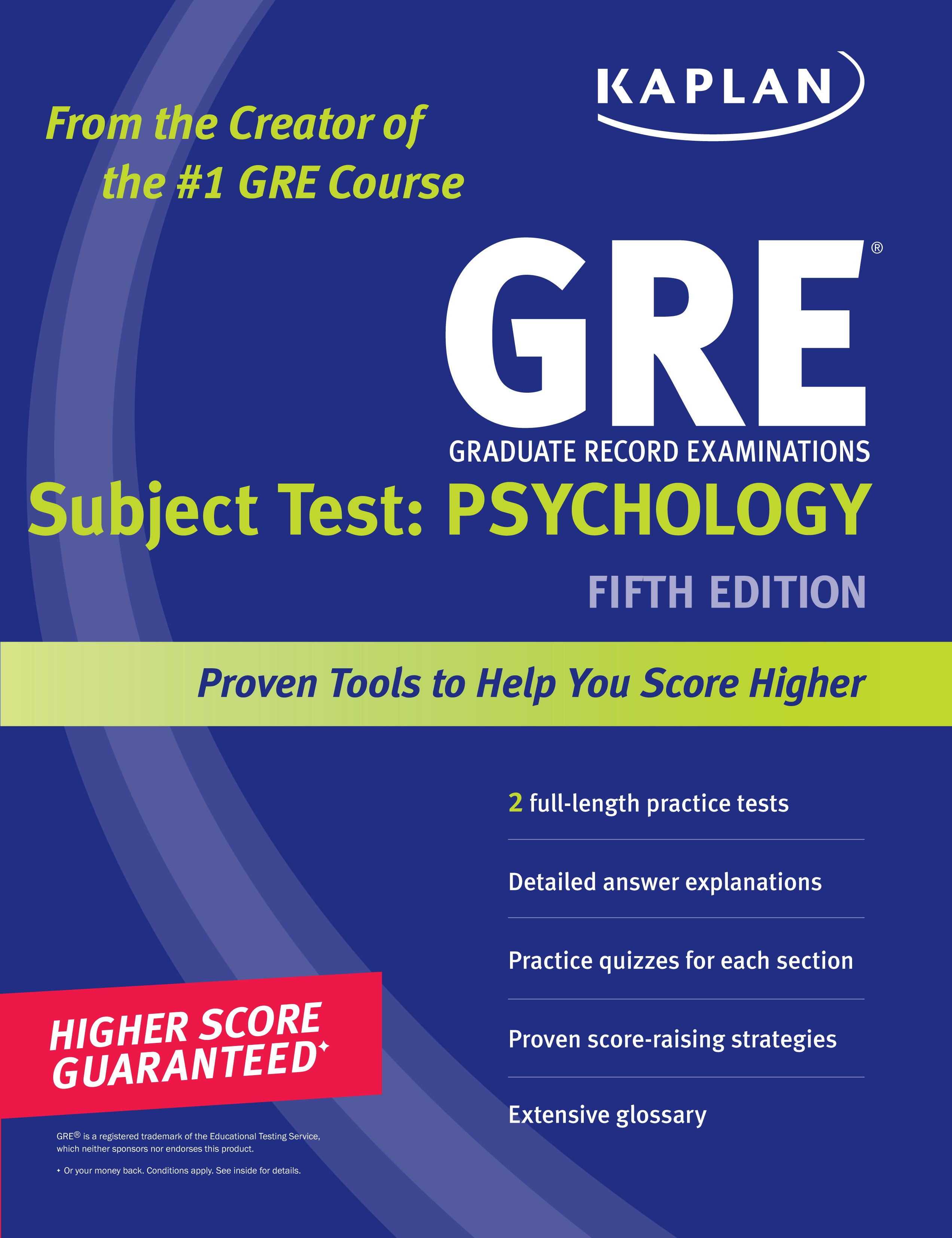 Kaplan GRE Psychology: Kaplan GRE Subject Test : Psychology (Edition 5 ...