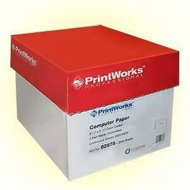 4 Part Computer Paper, White-Yellow-Pink-Gold, 9 1/2 X 11, 02234, 800 ...