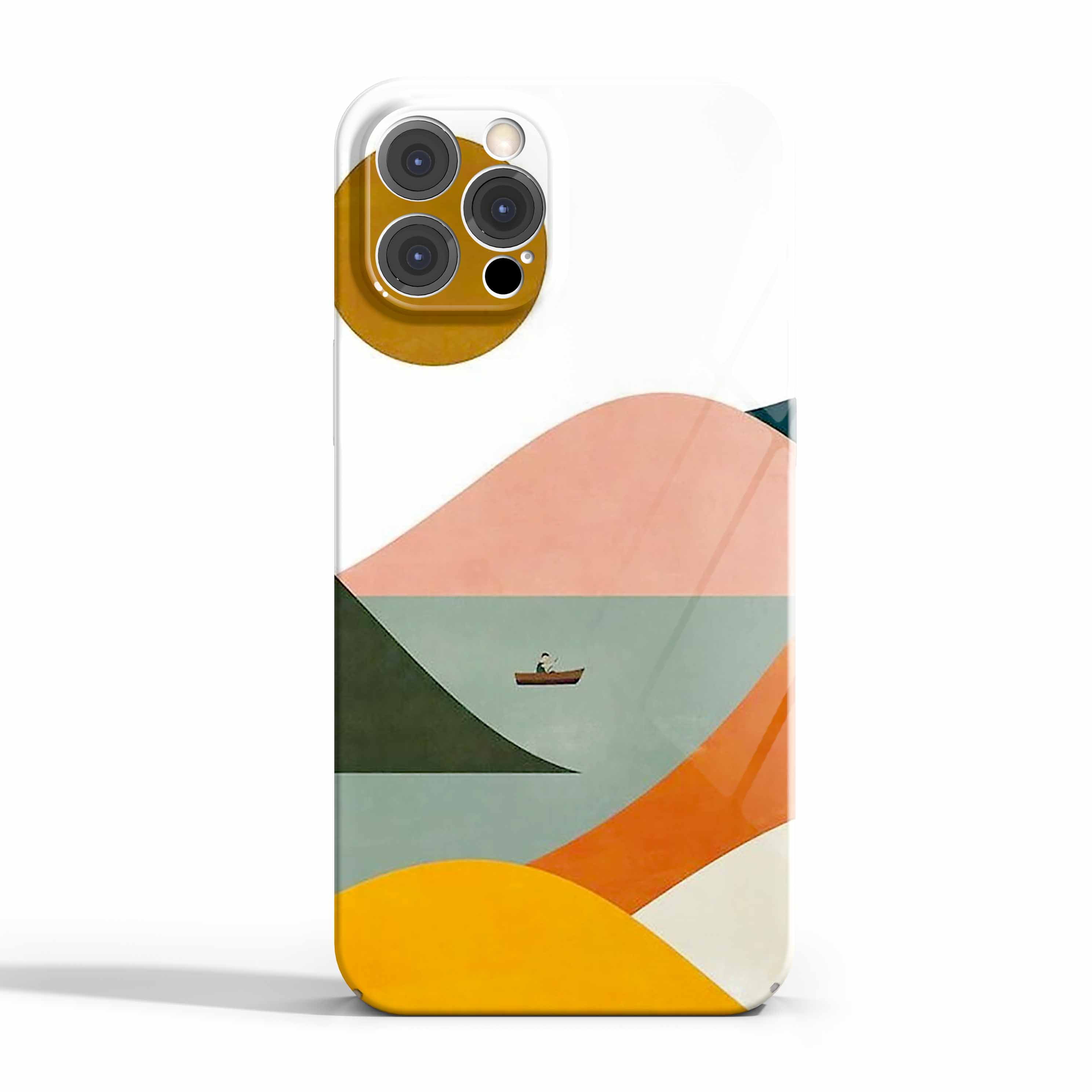Abstract Painting Sun Mountain Case for iPhone 13 Pro Max,Aesthetic Art ...