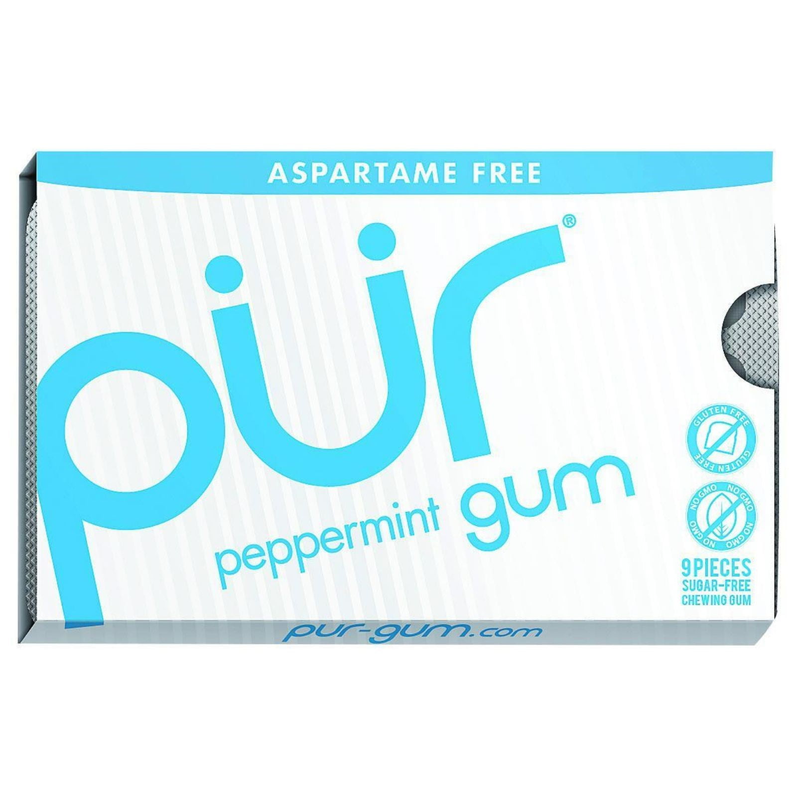 Pur Gum Peppermint Aspartame Free 9 Pieces 12 6 G Case Of 12 pur-gum-peppermint-aspartame-free-9-pieces-12-6-g-case-of-12