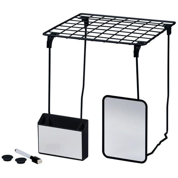 Lockermate 6-Piece Locker Kit® with 12" Stac-A-Shelf®, Black - Walmart.com