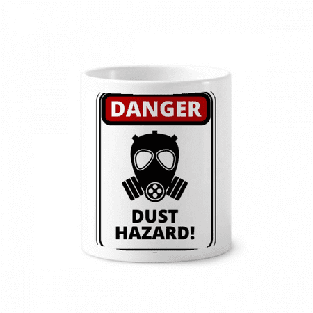 Danger Symbol Dust Hazard Warning Signs Toothbrush Pen Holder Mug Cerac ...