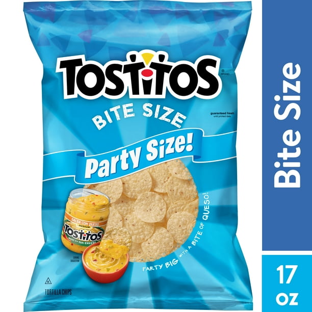 Tostitos Bite Size Tortilla Chips, 17 oz Bag - Walmart.com - Walmart.com