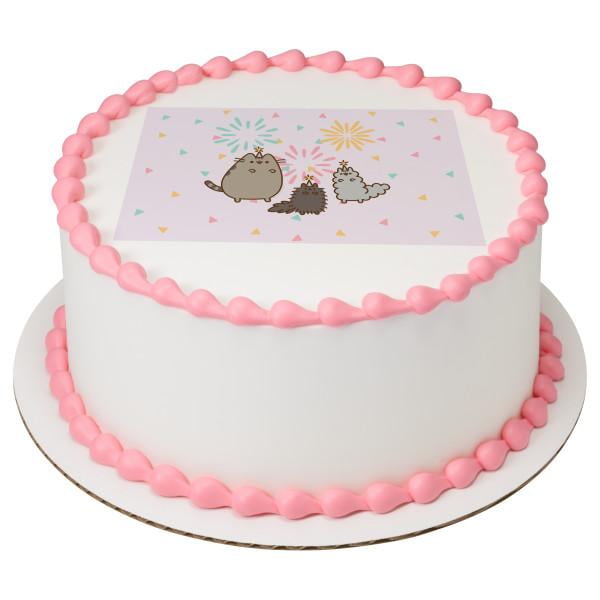 Buy Pusheen Squad Goals Edible Cake Topper Image 1/4 Sheet Online at ...