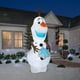 Airblown Disney Frozen Olaf Gemmy Airblown Yard Inflatable, with ...