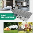 Slsy Folding Camping Cots for Adults with 2-Sided Cushion, Cots for ...