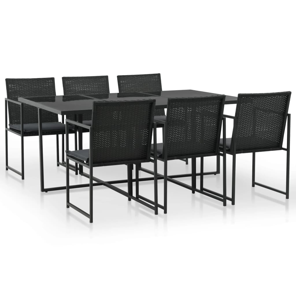 Click here for Vidaxl 7 Piece Outdoor Dining Set With Cushions Po... prices