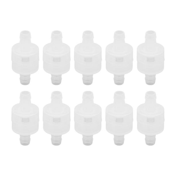 Hose Check Valve, 10 Pcs 1 Way Check Valve, 1 Way PP Plastic ...
