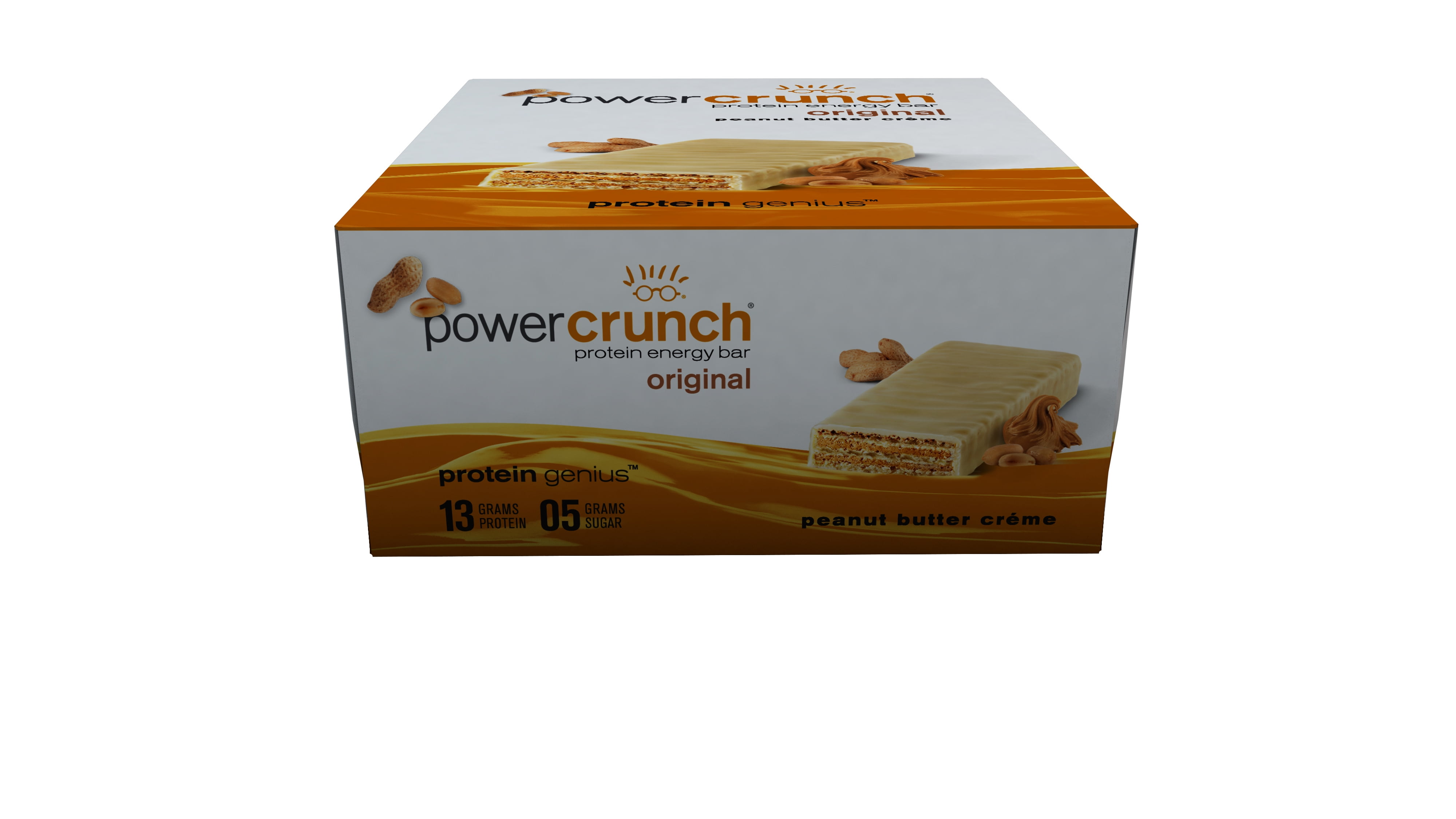 Power Crunch Protein Energy Bar, Peanut Butter Cream, 13g Protein, 12 ...