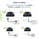 TV Ears Digital Wireless Headset, Voice Clarifying Dual Headphones ...