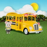 Honey Bee Acres Yellow Sunshine School Bus with Lights & Sounds, Doll ...
