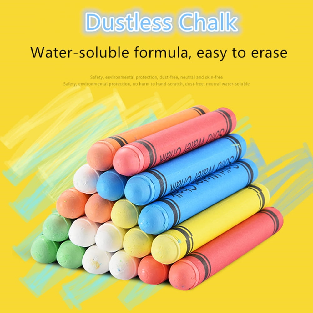Eco-friendly and dustless chalk is easy to color and mark. Durable ...