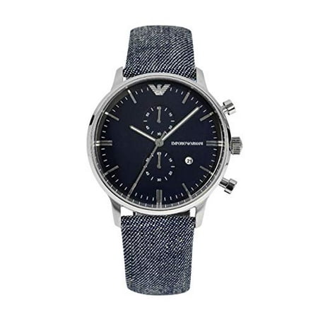 Emporio Armani Classic Retro Denim Chronograph Mens Watch AR1690 ...