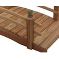 12' Red Cedar Camelot Double Rail Bridge - Walmart.com