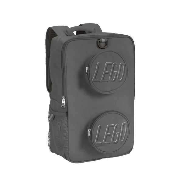 LEGO Unisex Brick Backpack Gray - Walmart.com