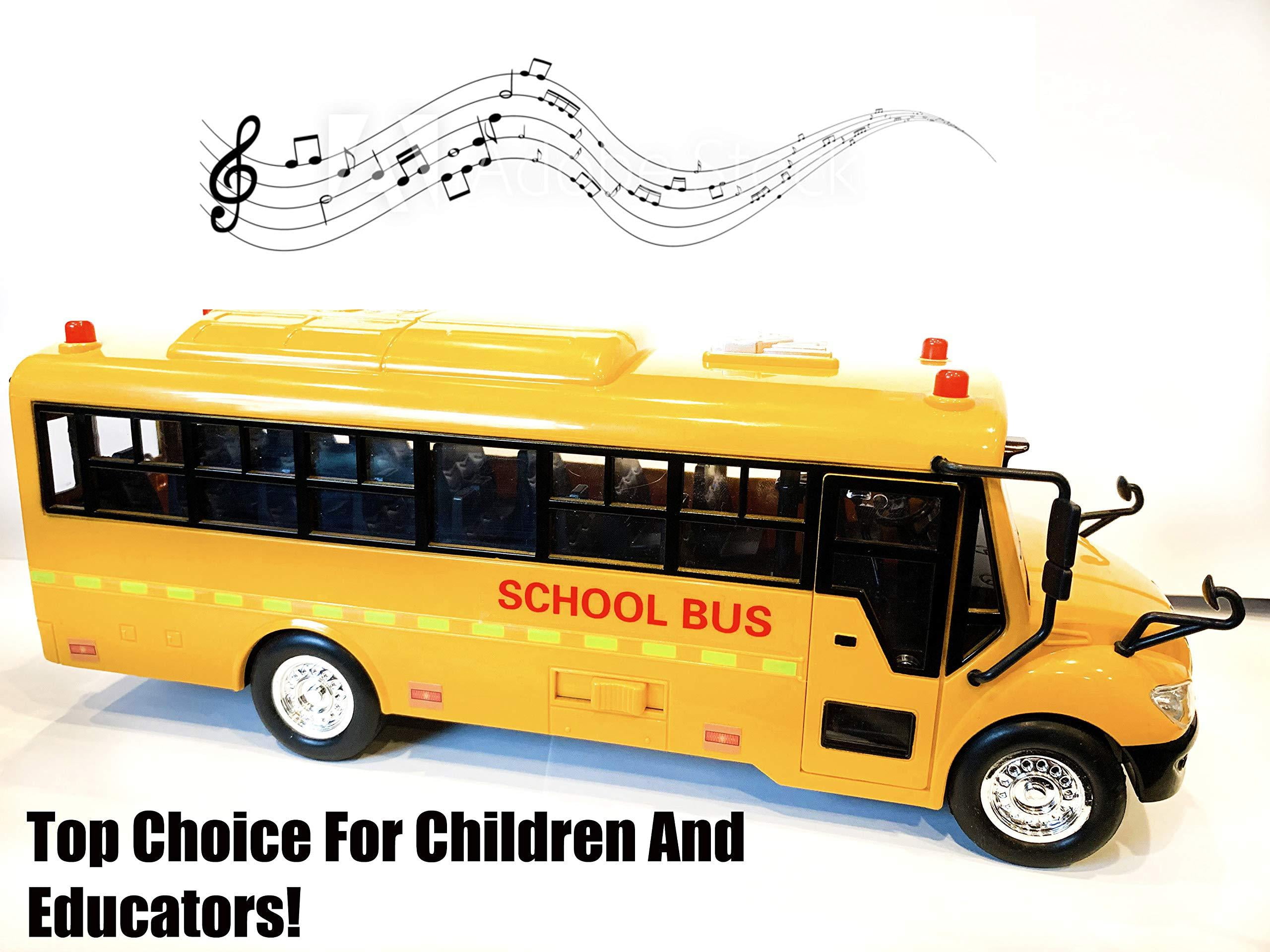 Big Daddy Huge Yellow School Bus with Lights and Cool Openable Doors ...