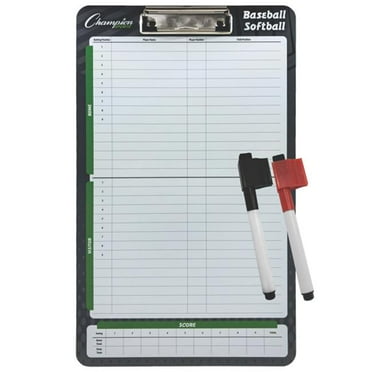 Magnetic Coaches Baseball Softball Lineup Board by Coach's Closet ...