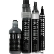 Free Shipping! Krink Super Black Permanent Ink Marker Set of 4 ...