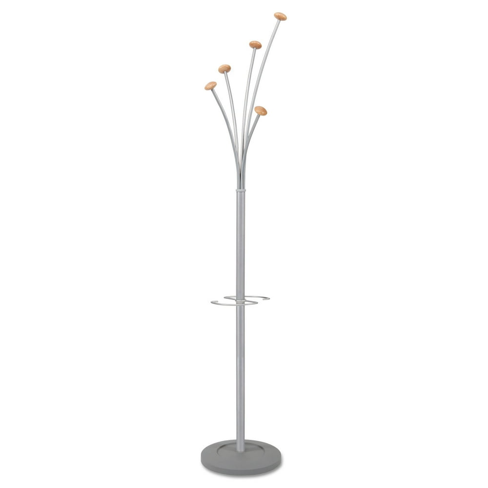 Alba Festival Coat Stand With Umbrella Holder, Five Knobs, 14w X 14d X ...