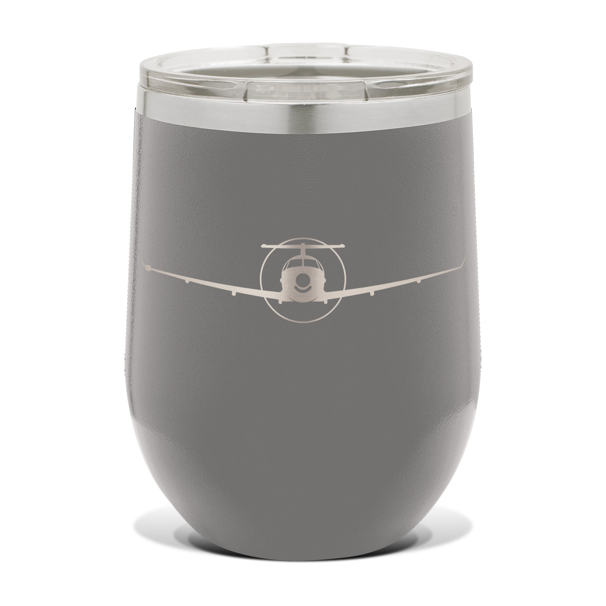 PC-12 U-28A Wine Tumbler 12 oz - Laser Engraved - Polar Camel - Stainess Steel - Vacuum ...