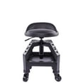 JEGS 81174 Heavy-Duty Swivel Shop Stool, 330 lb. Cap, 16 in. Foam Seat ...