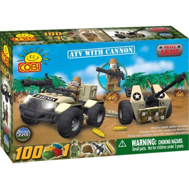 COBI Small Army ATV with a Cannon, 100 Piece Set - Walmart.com