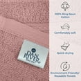 Dan River 100% Cotton Bath Towel 8-Piece Set Soft Quick Dry Towels for ...