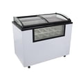 12-Pan Gelato Ice Cream Showcase 170L Glass Door Commercial ...