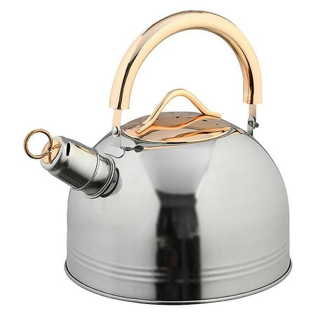 3L Stainless Steel Whistling Tea Kettle Stovetops Enamel Food Grade Tea ...